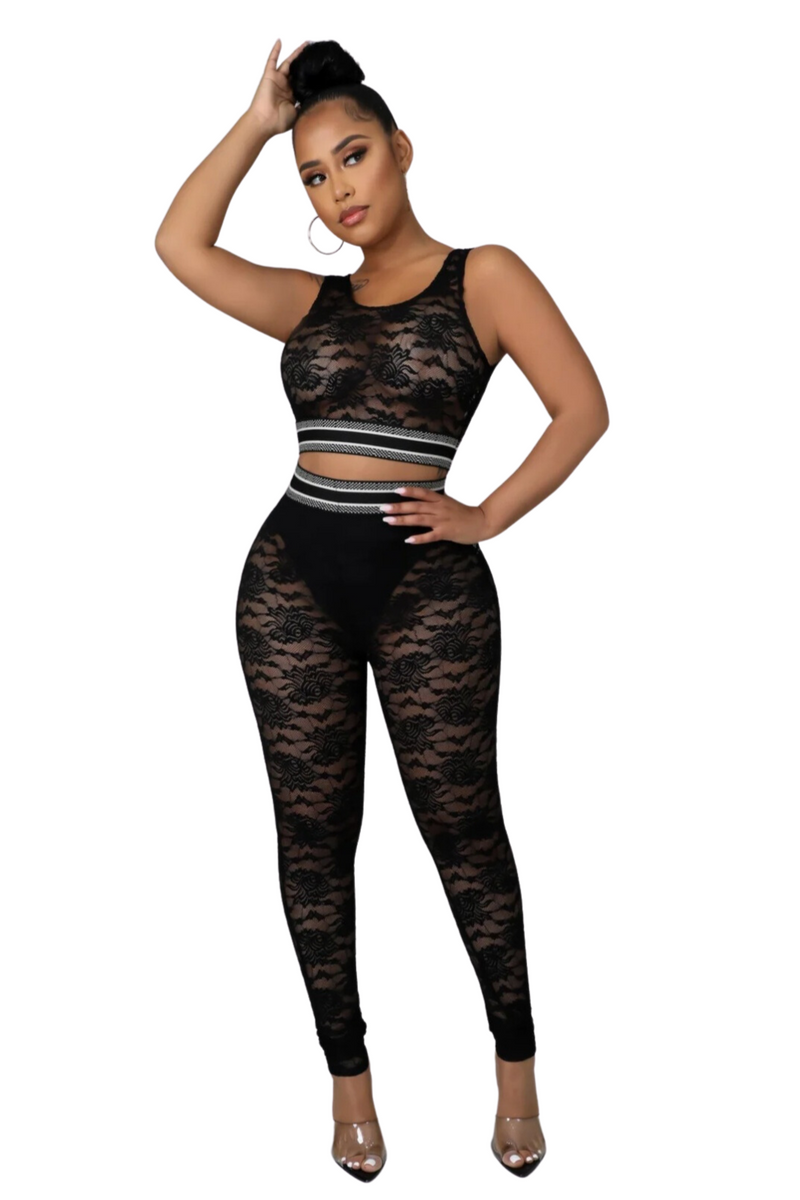 Real Bad Lace two piece set – Blue Society LLC